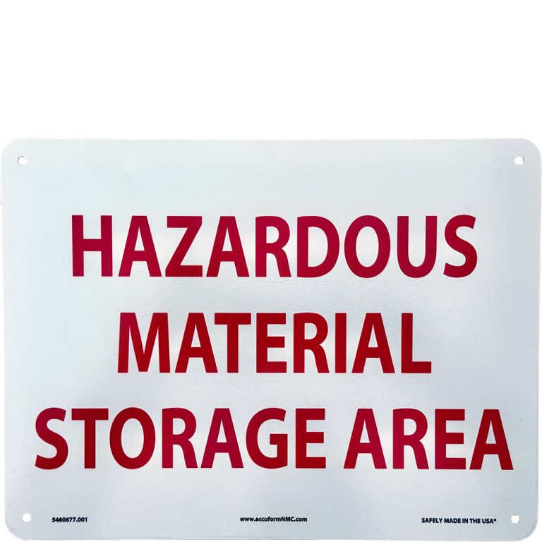 Hazardous Material Storage Area Sign - Rainbow Technology