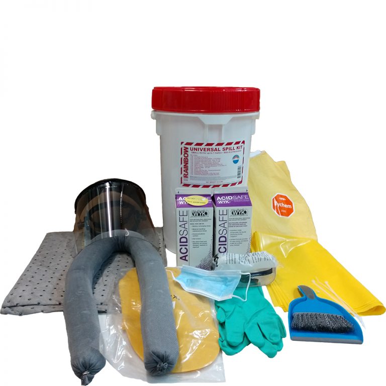 Universal Spill Kit with Acid Neutralizer - Rainbow Technology